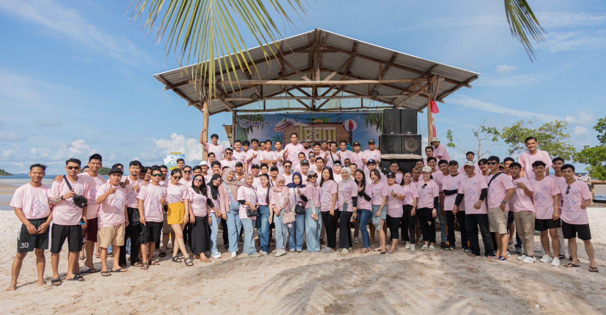 PT Three Cast Indonesia Team Building 2025 di Pantai Vio – Vio Batam ...